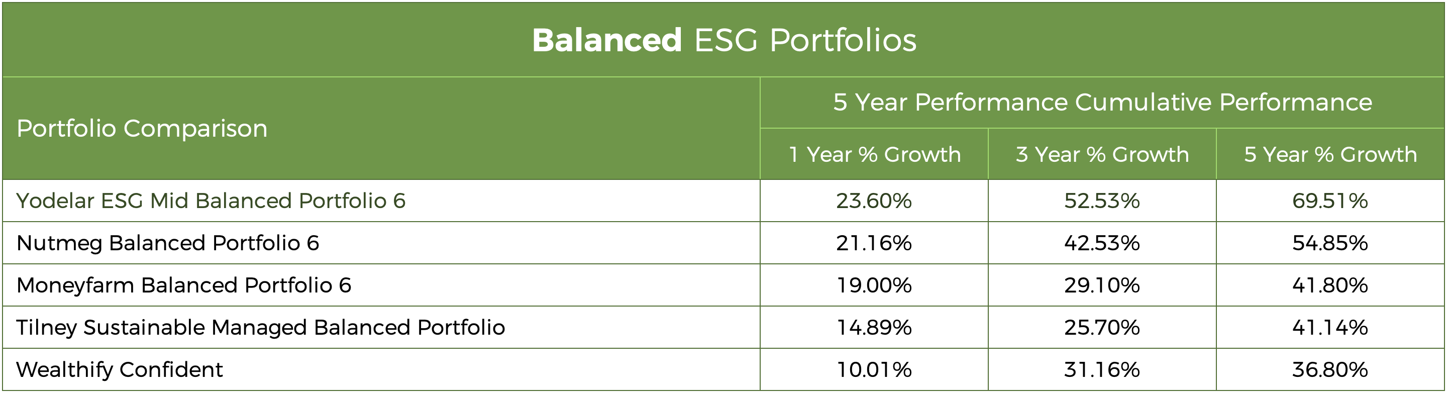 The Best ESG Portfolios